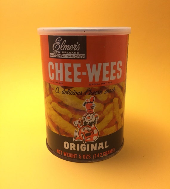 Ships Free Rare Vintage Chee-Wees Tin / Elmers New Orleans