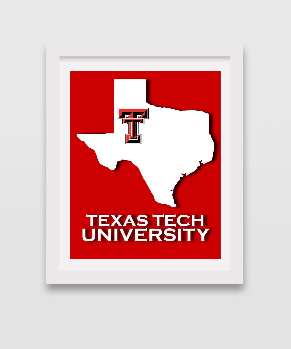 INSTANT DOWNLOAD // Tech sign // Texas Tech sign // College