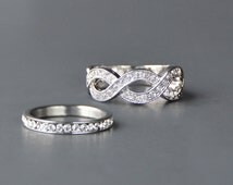 Mother Daughter Ring Set, Infinity Ring Mother Daughter, best friend ...