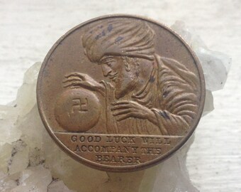 Unique good luck coins related items | Etsy