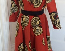 Unique kitenge dress related items | Etsy