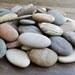 Oval Shaped Beach Rocks 50 Large Sea Stones by SeasideDescent