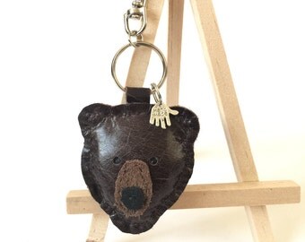 Bear key ring | Etsy