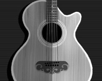 Guitar string art | Etsy