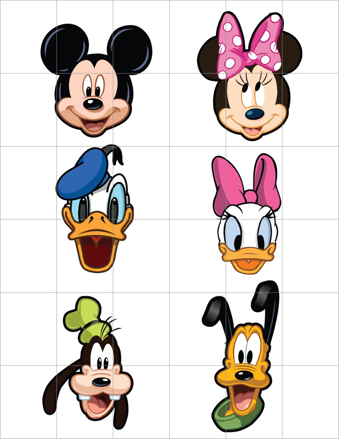 Mickey Mouse Clubhouse Characters Cutouts Vectors Mickey
