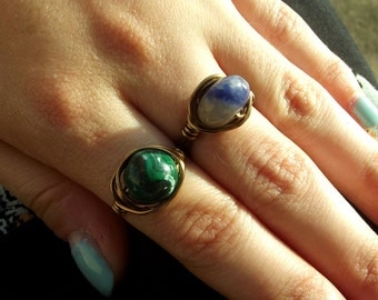 Sodalite ring | Etsy