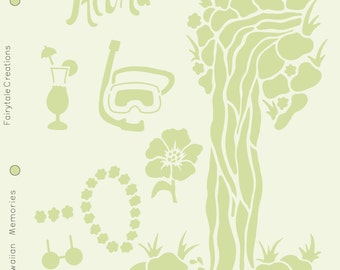 Hawaii stencils | Etsy