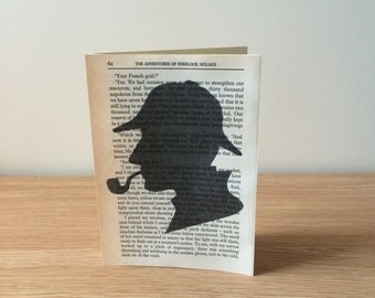 Sherlock holmes card | Etsy