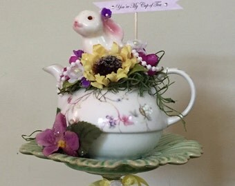 Rabbit centerpiece | Etsy