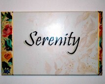 Unique serenity sign related items | Etsy