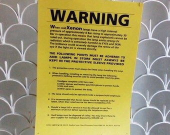 Vintage warning sign | Etsy