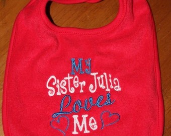 My sister loves me | Etsy