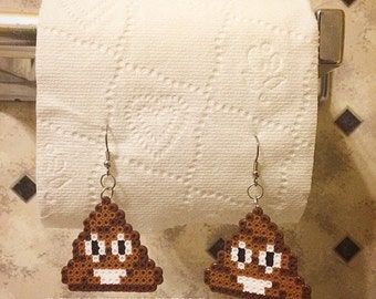 Poop earrings | Etsy