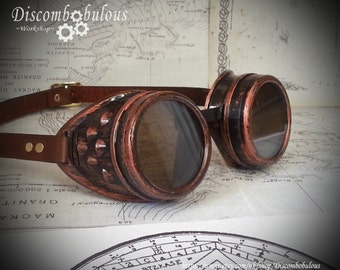 Steampunk goggles | Etsy