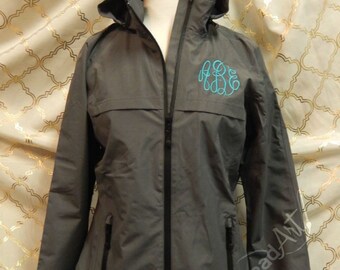Monogram rain coat | Etsy