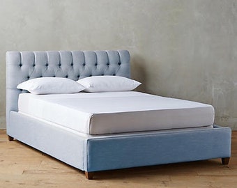 Custom Bed Design Your Own In ANY Fabric by livenUPdesign