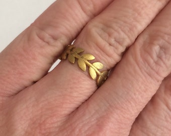 Gold branch ring | Etsy