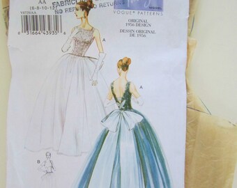 Items similar to 1940s Simplicity 4986 Evening Gown Pattern UNCUT Bust ...