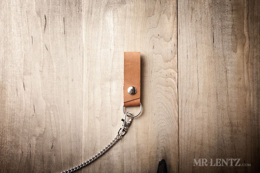 Leather Chain Attachment for Chain Wallets Leather Chain