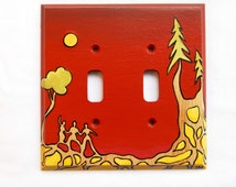 Popular items for wood switch plate on Etsy