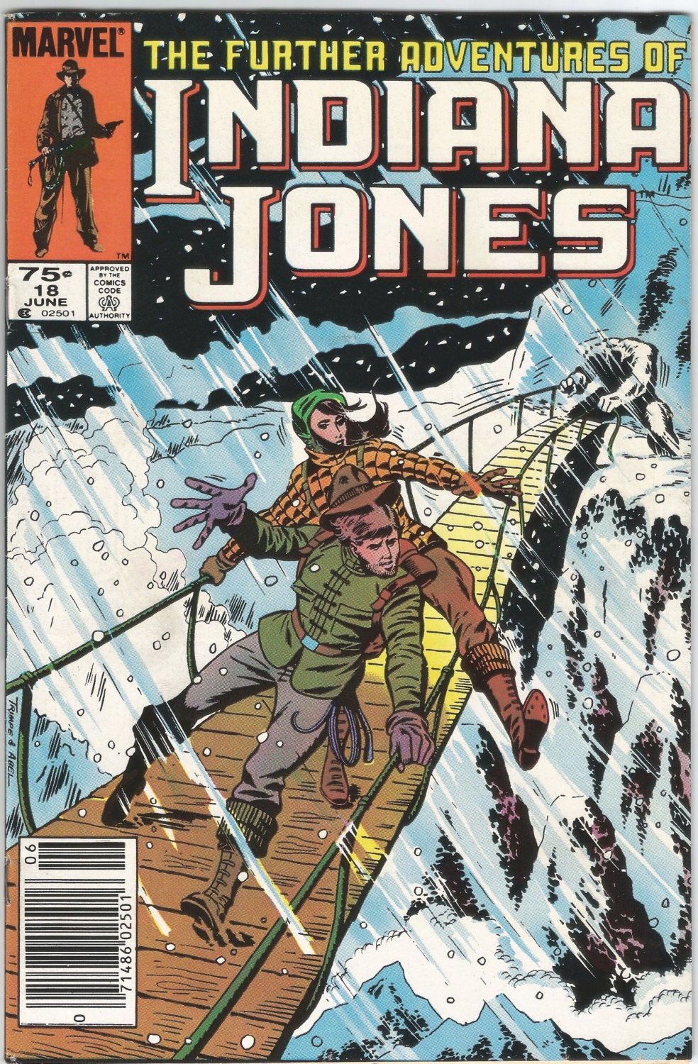 Vintage 1983 Bronze Age Indiana Jones Comic #18, Marvel Comics, Antique ...