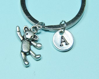 Teddy bear keychain | Etsy
