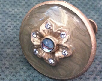 Blue stone knobs | Etsy