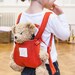Doll toy carrier sling pouch soft transforms into a
