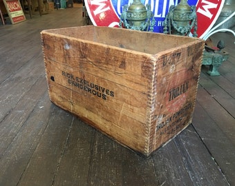 Unique dynamite crate related items | Etsy