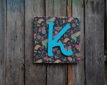 Popular items for wooden letter k on Etsy