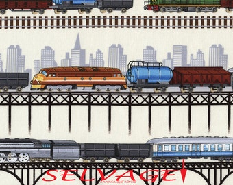 Train fabric | Etsy