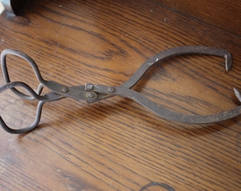 Antique tongs | Etsy