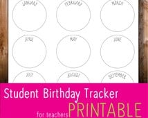 Popular items for birthday tracker on Etsy