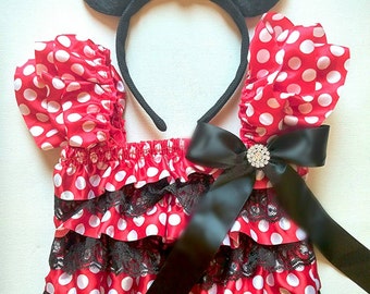Minnie mouse outfit | Etsy