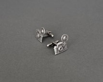 Unique camera cufflinks related items | Etsy