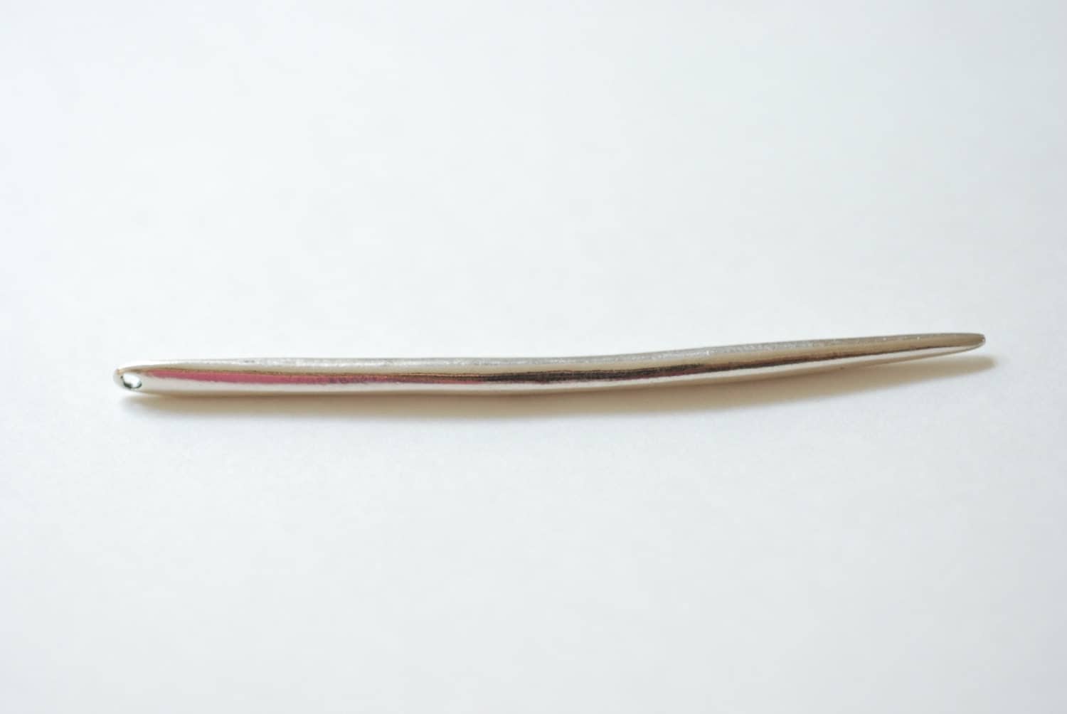 Sterling Silver Long Skinny Thin Needle Silver Extra Long