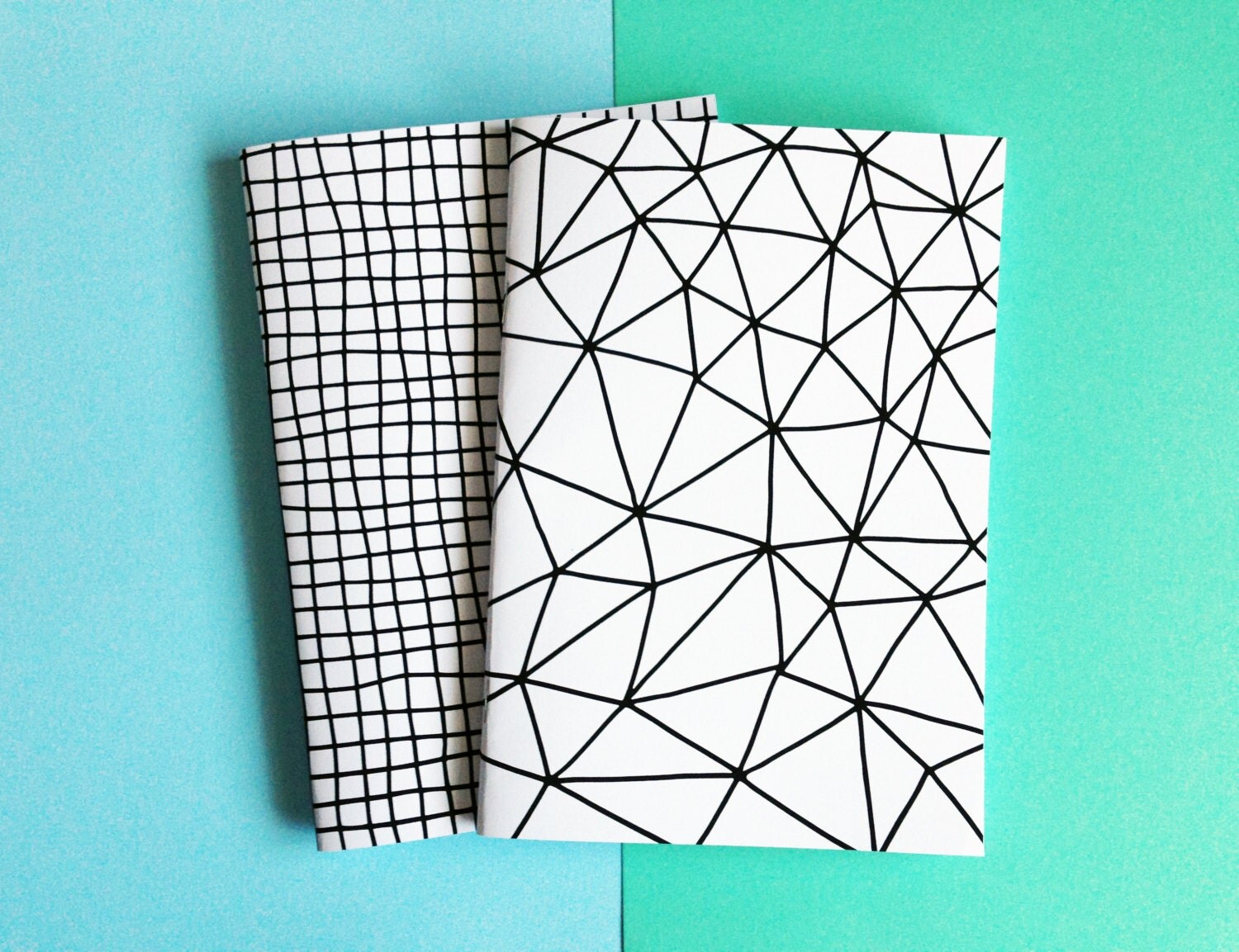 A5 Notebook Geometric Pattern Notebook Handmade Sketchbook