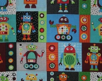 Robot quilts | Etsy