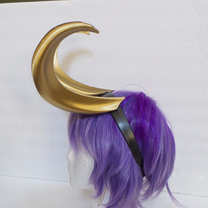 Loki style horns Bull horns Fantasy Cosplay 3D printed from