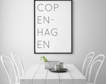 Scandinavian poster | Etsy