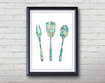 Kitchen wall art | Etsy