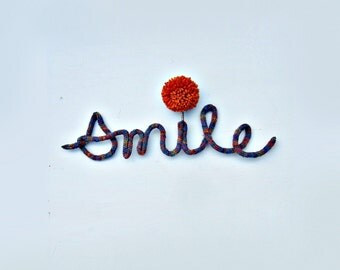 Smile word art | Etsy