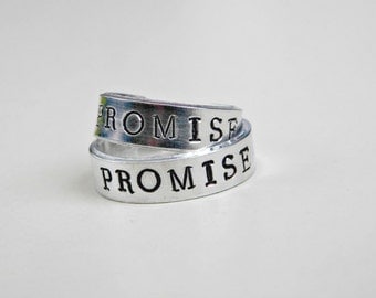 Promise ring set | Etsy