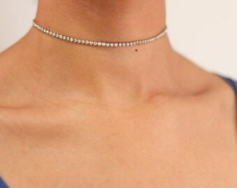 Diamond choker | Etsy