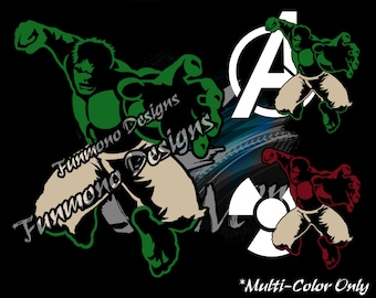 Hulk car decal | Etsy