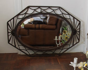 Wrought iron mirror | Etsy
