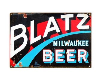 Blatz beer sign | Etsy