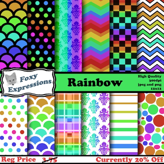Rainbow pack comes in all the bright colors of by FoxyExpressions