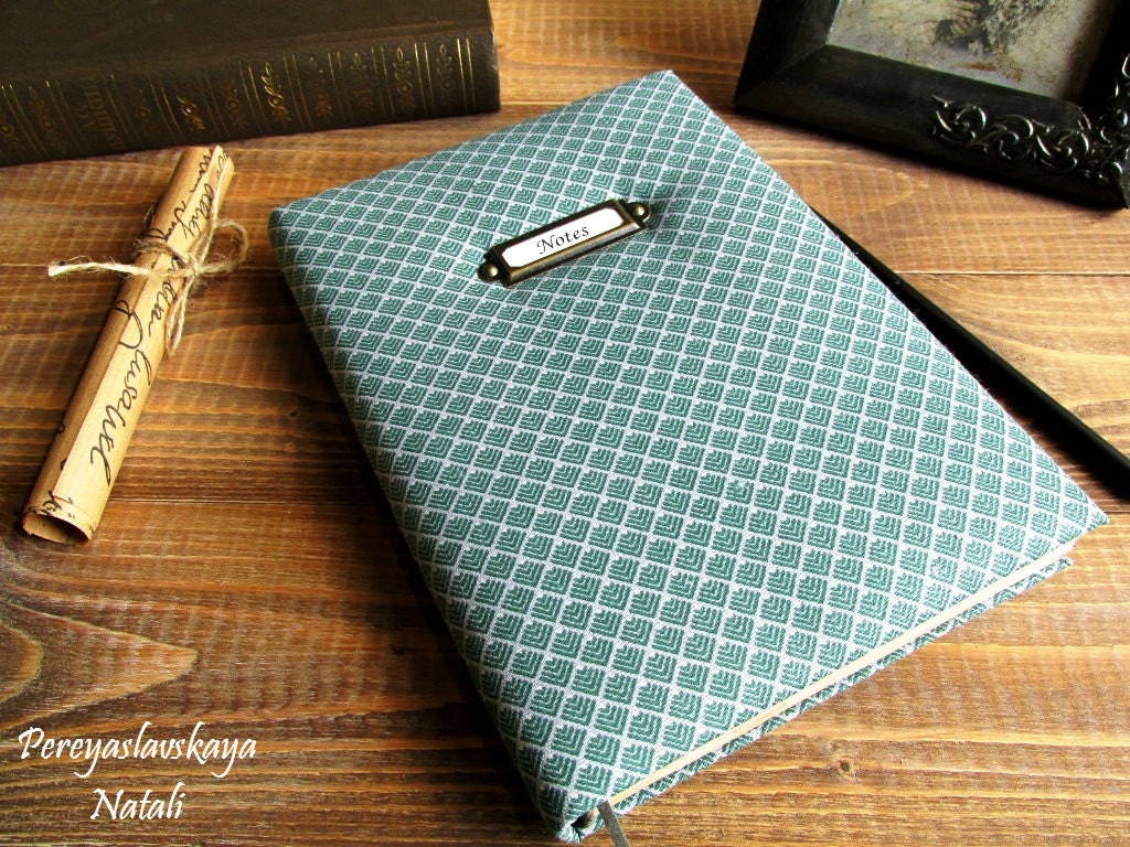 Notebook handmade fabric cover fabric cover notebook