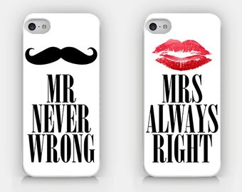 Mr mrs phone case | Etsy